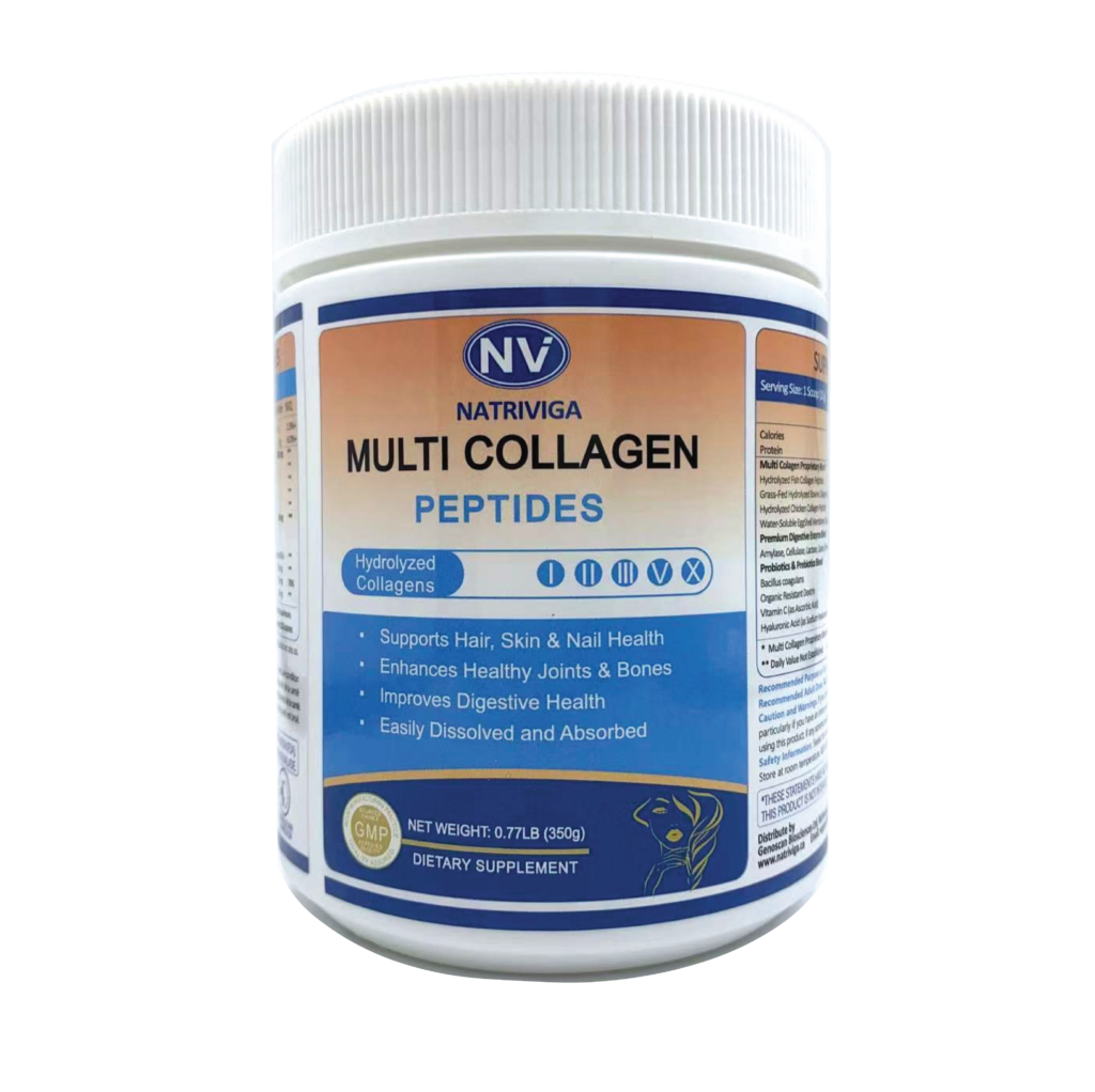Natriviga Multi Collagen Peptides – 5 Types of Collagen for Skin ...